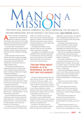 Ventura Bus Lines: Read what Ventura's Managing Director, Andrew ...