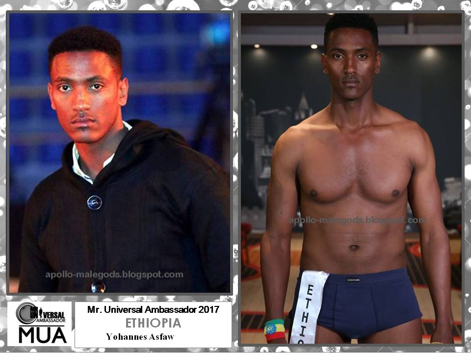 Yohannes Asfaw: Mister Universal Ambassador Ethiopia 2017 | Apollo Male ...