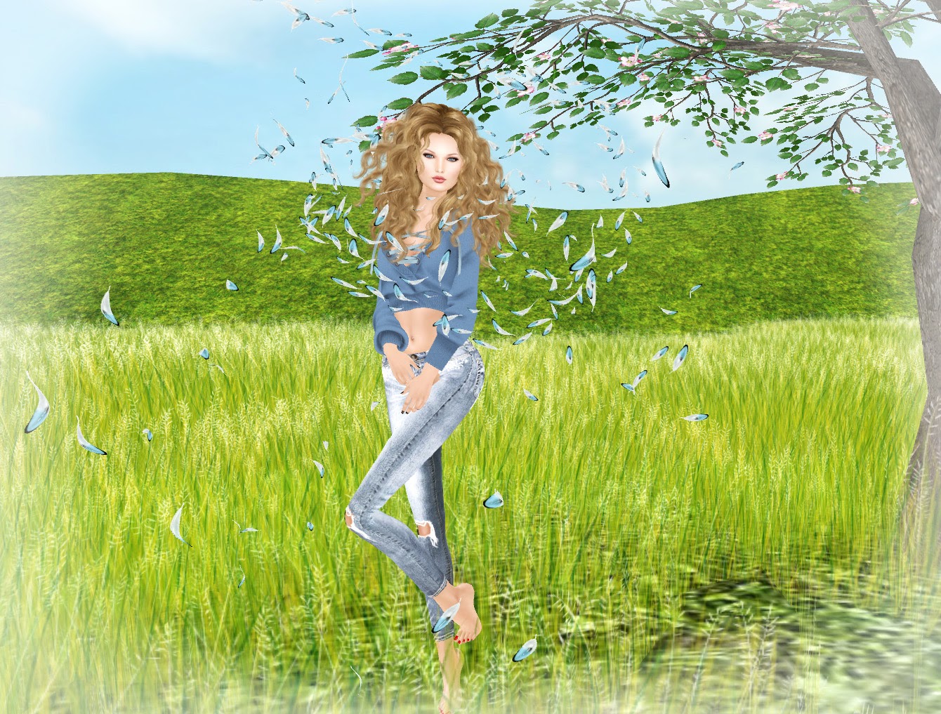 Dizzy Duckling Diary: Spring girl