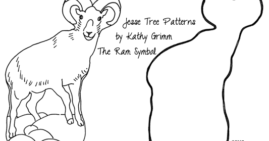 Jesse Tree Ornament - The Ram | Christian Clip Art Review