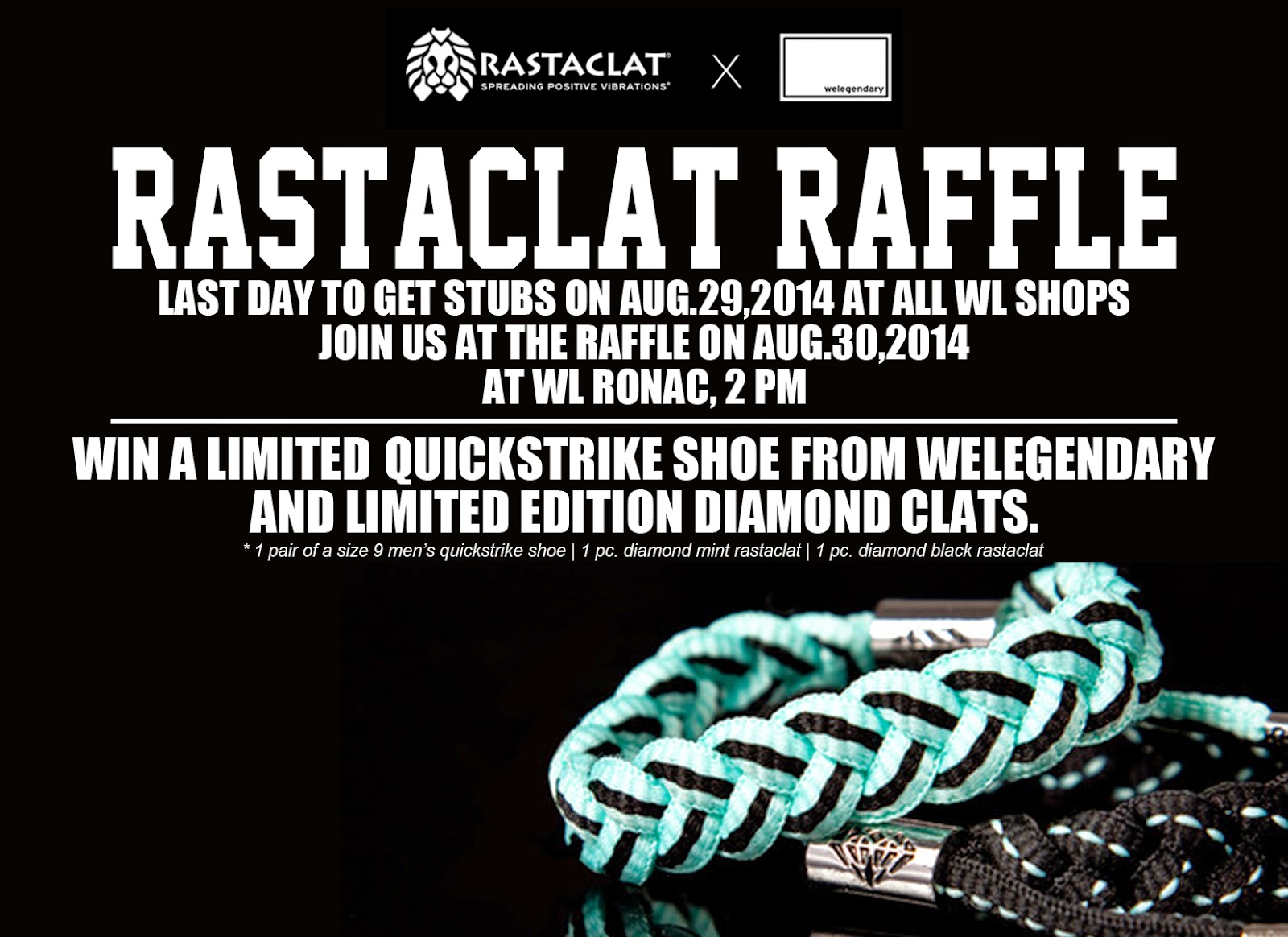weLegendary.com: RASTACLAT RAFFLE..!