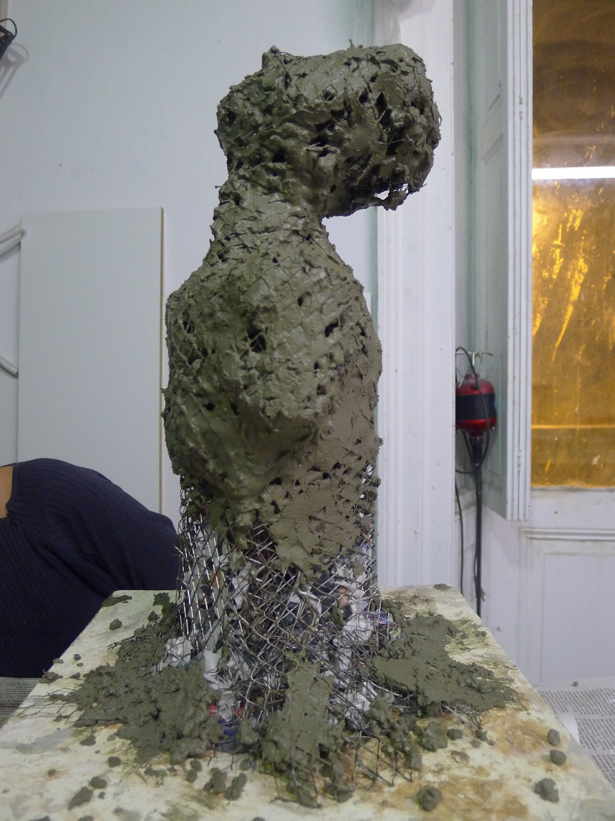 Taller de Escultura de Hernán Rojo: Greta Sanchez Cornejo