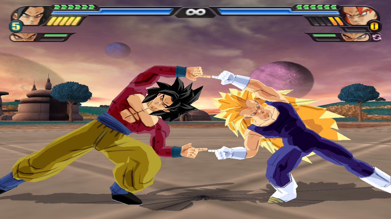 Dragon Ball Z BT3 Mods: goku ssj4 y vegeta ssj3 = gogeta ssj11 | dragon ...