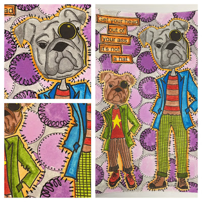 Dylan's Blog: New Dylusions Colouring Sheets Samples - January 2017