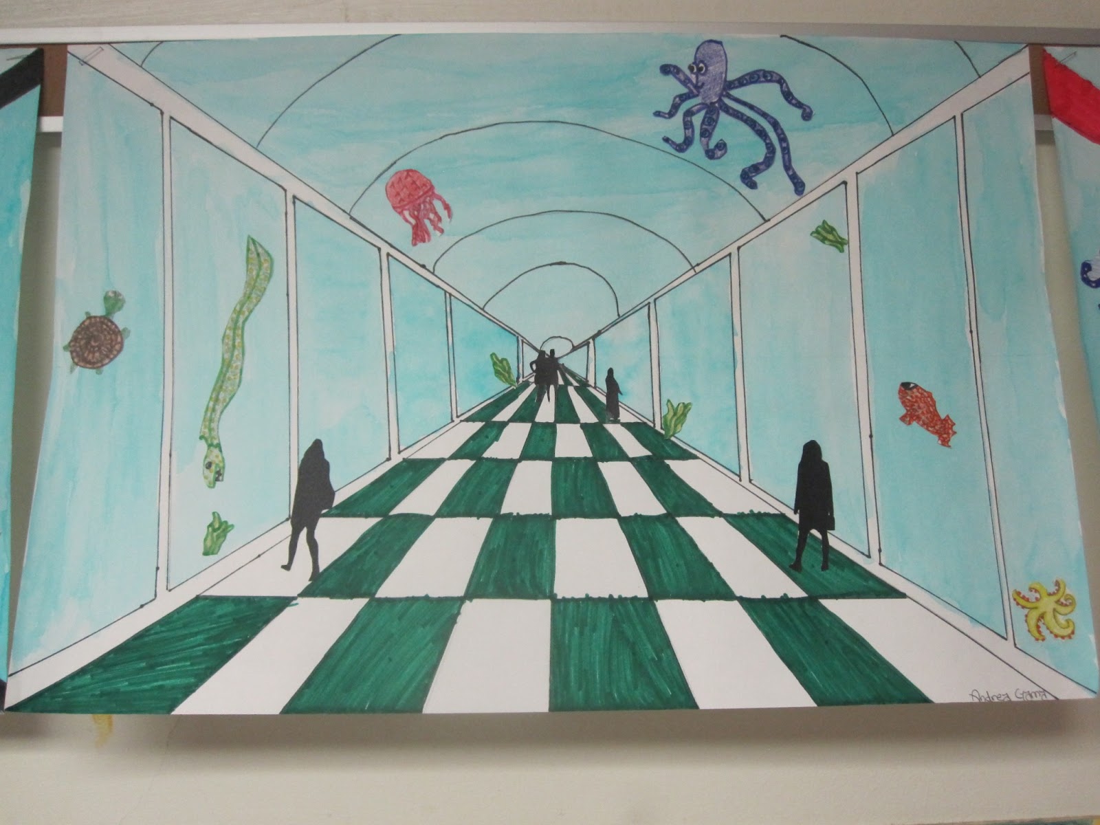 Mini Crayons: Perspective Aquarium