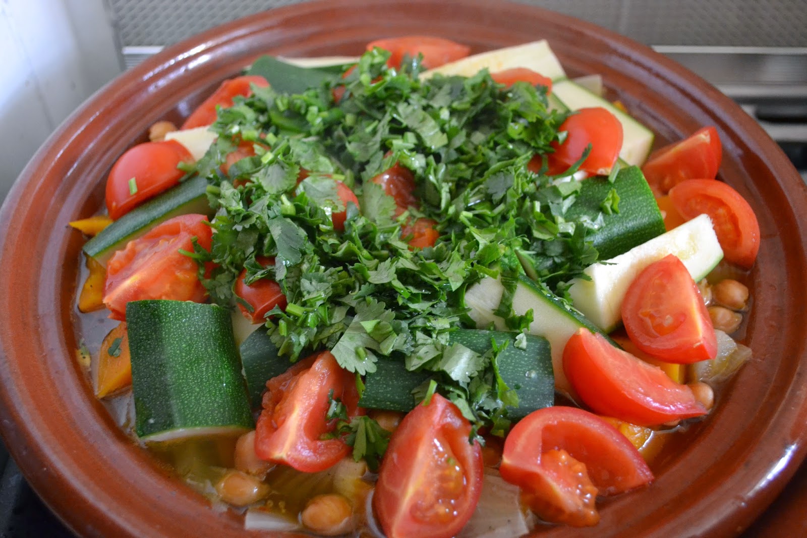 boeddhamum glutenfree: Pumpkin and courgette tagine - pompoen en ...