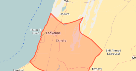 Province de Laâyoune - Maroc Maps