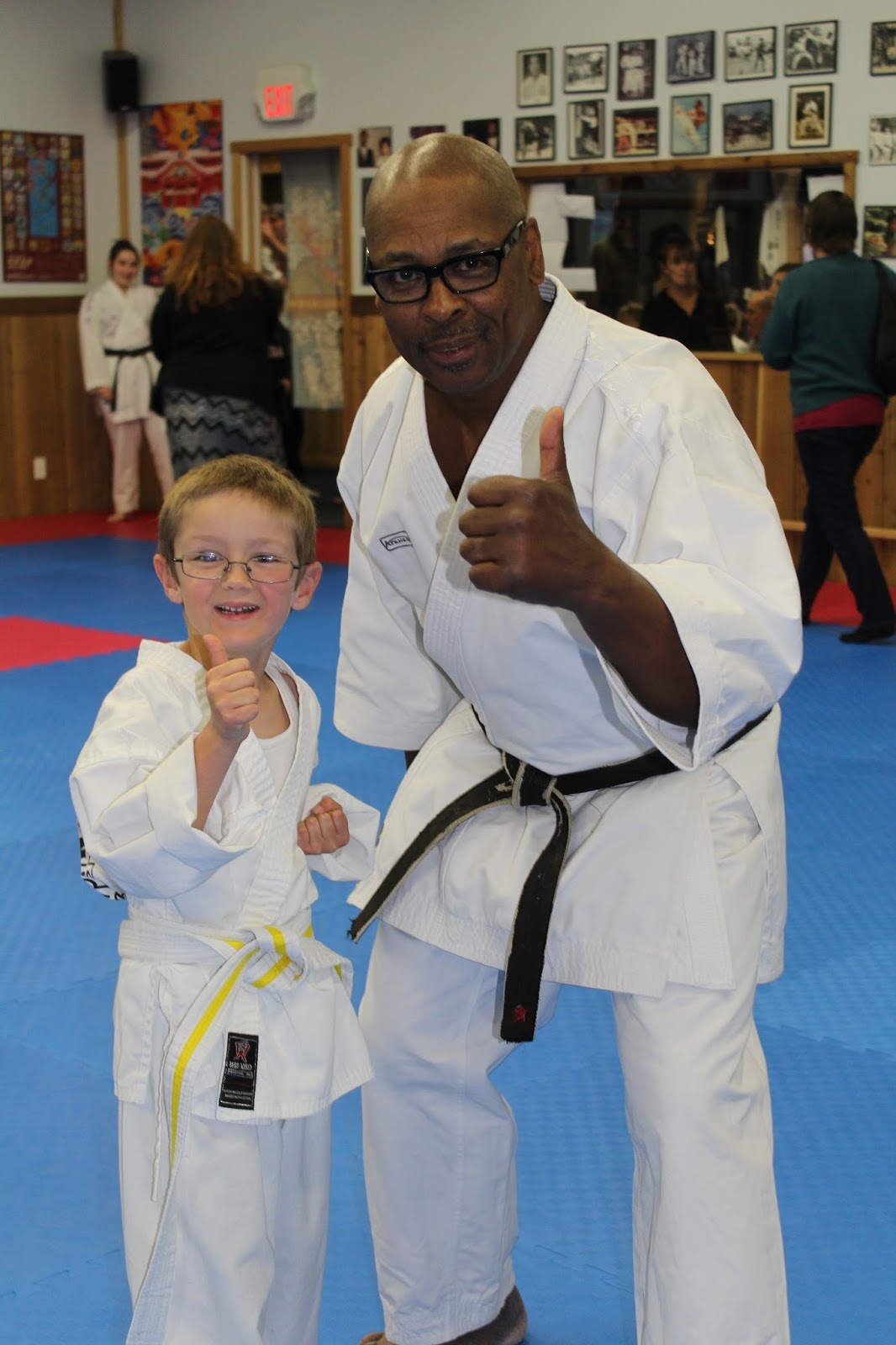 The Barrows Family Adventures: His love of karate keeps growing!