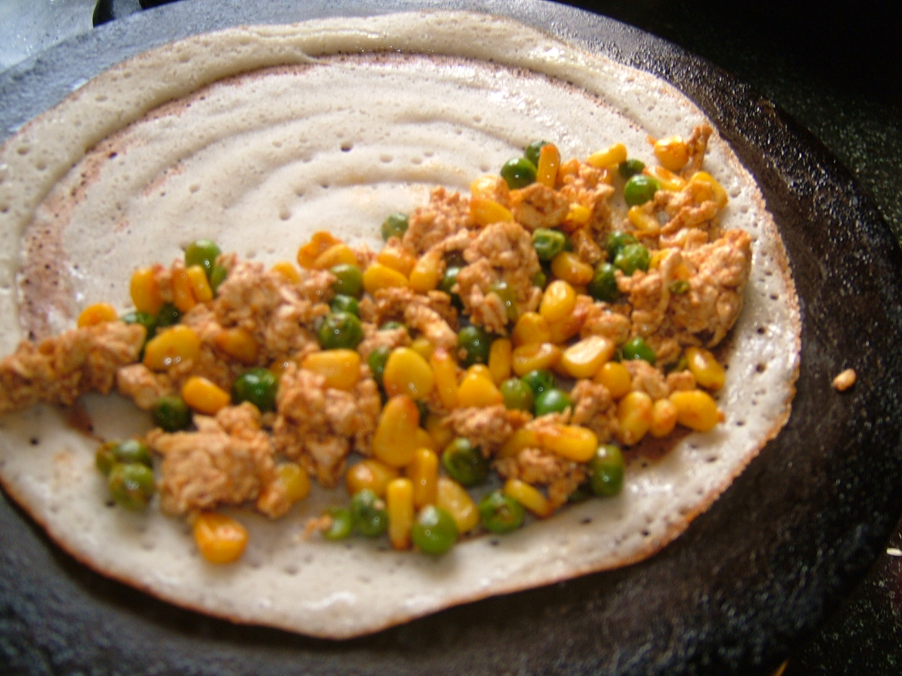 Nirmala's Kitchen: CRISPY PANEER DOSA