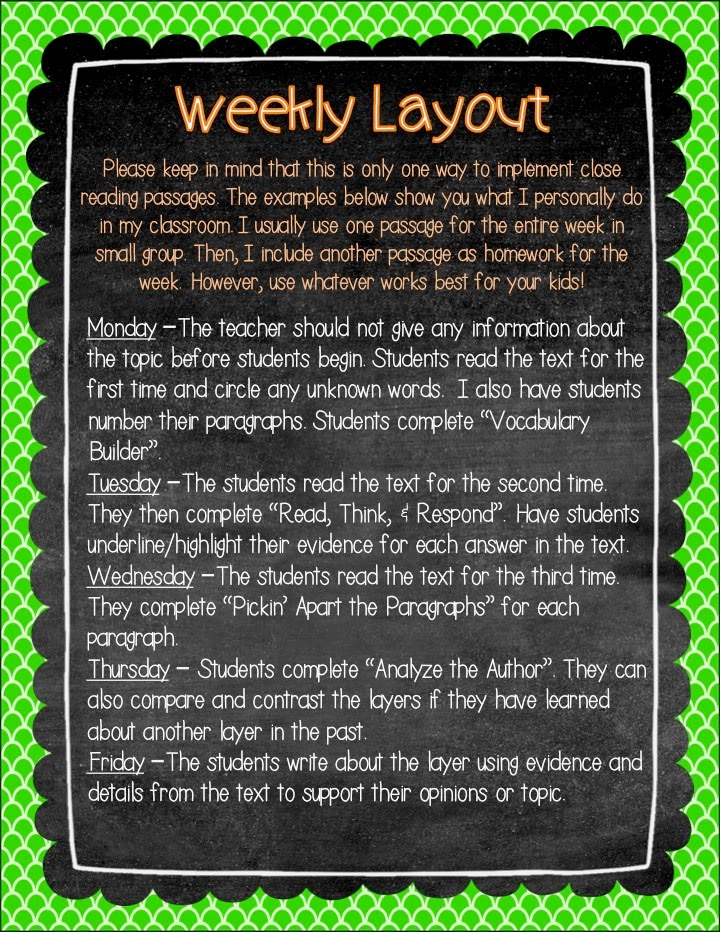 Creativity to the Core: Close Reading - Rainforests!