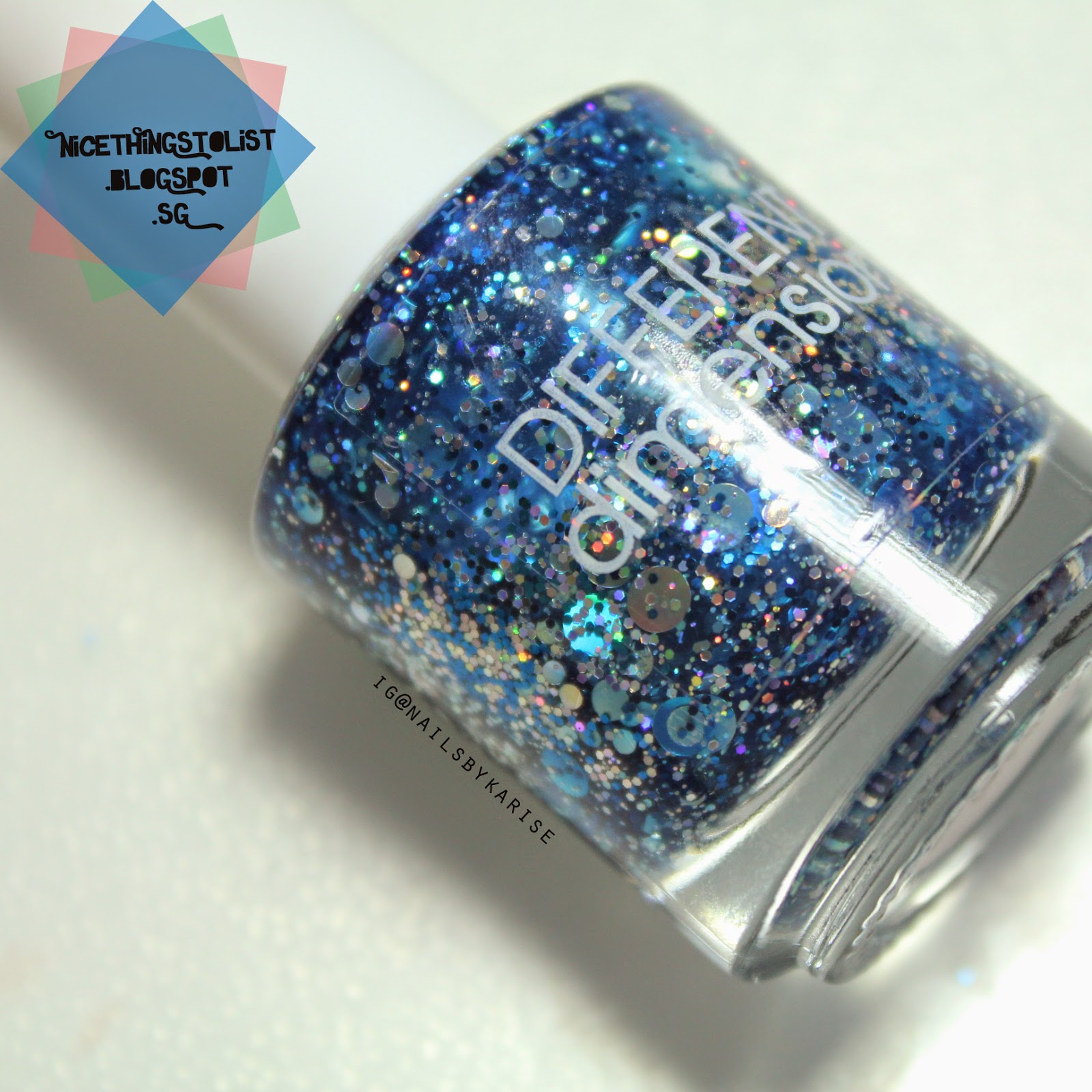 Different Dimension - (Blue) Da Ba Dee Swatch and Review - Nice Things ...