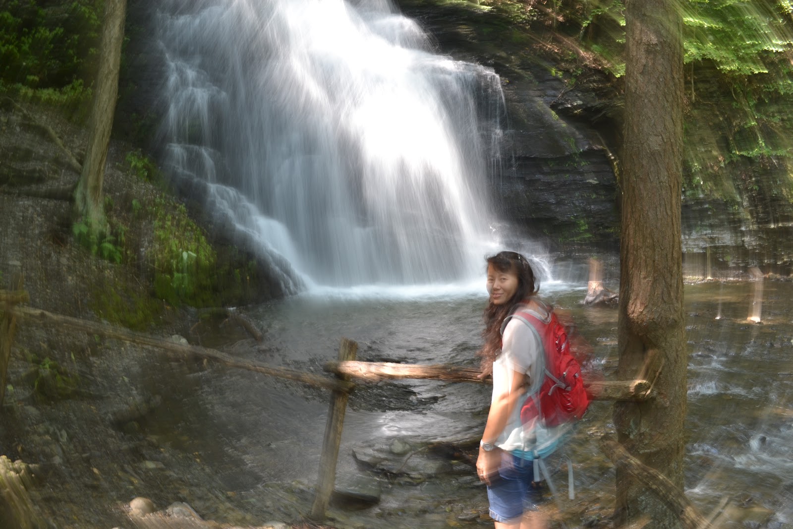 Nanda & Nathan The Travellers: Bushkill Falls -- The Niagara of ...