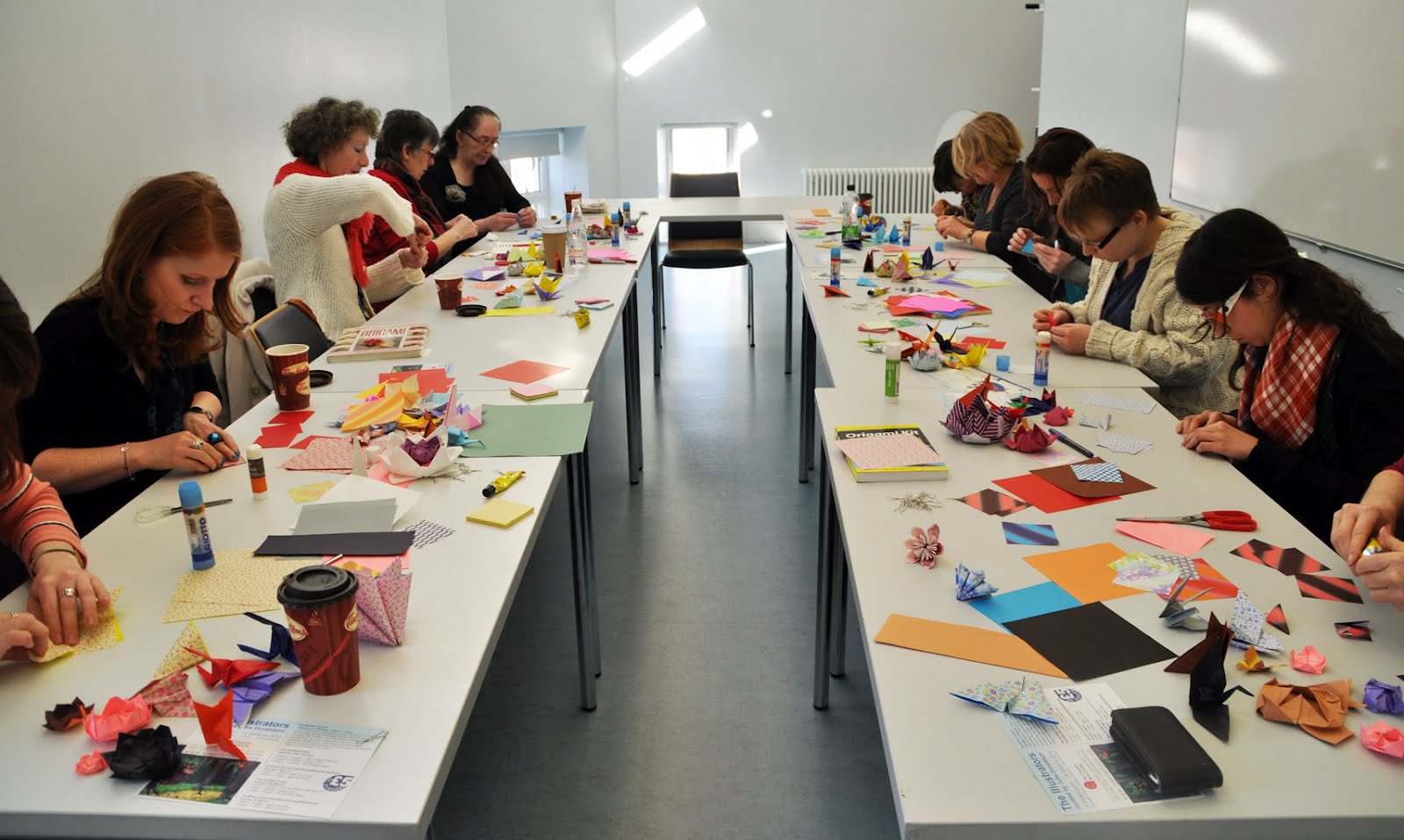 Lost & Found: Origami class at the Crescent.