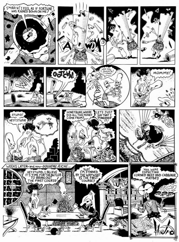 The Great Comic Book Heroes: Kaz' Delirious from Weirdo #10