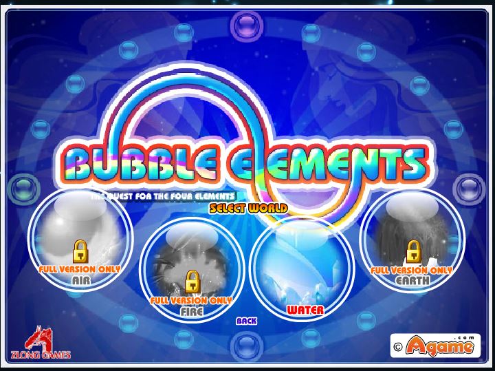 O MANANCIALZINHO: Bubble Elements