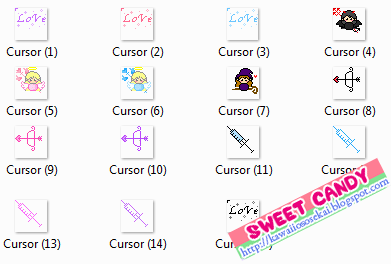 Sweet Candy: Pack Cursor I