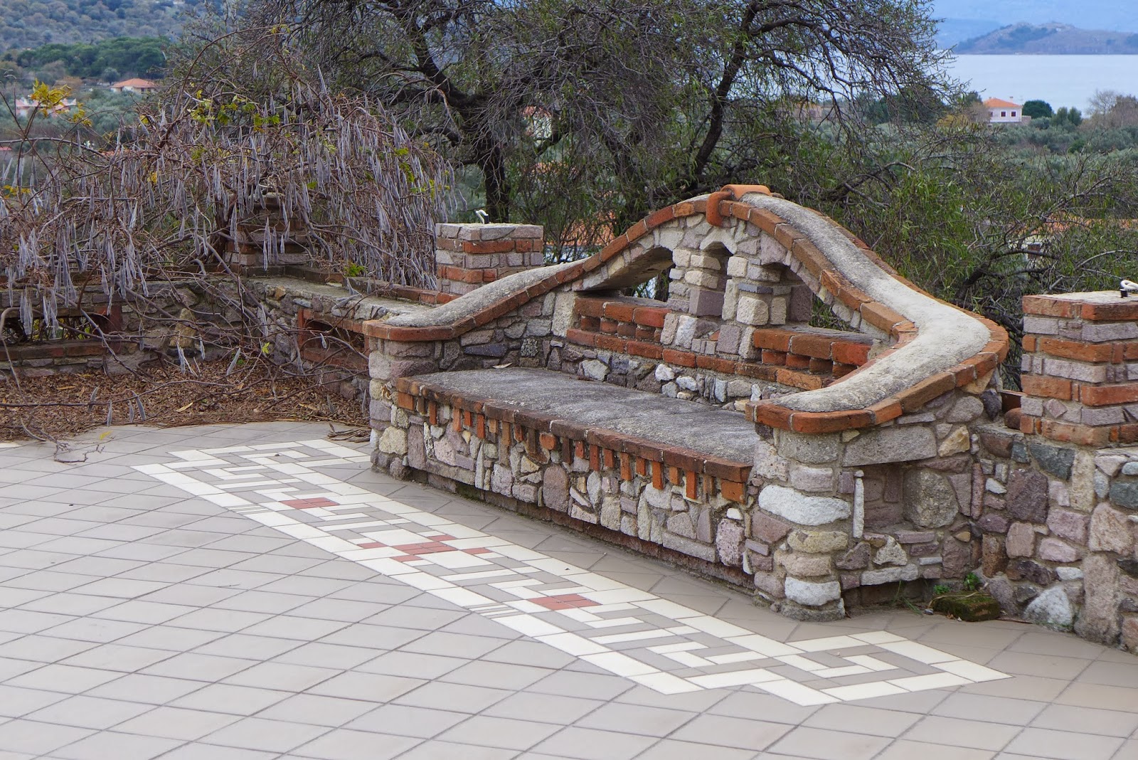Jeffrey Bale's World of Gardens: The Beautiful Stonework of Molyvos on ...
