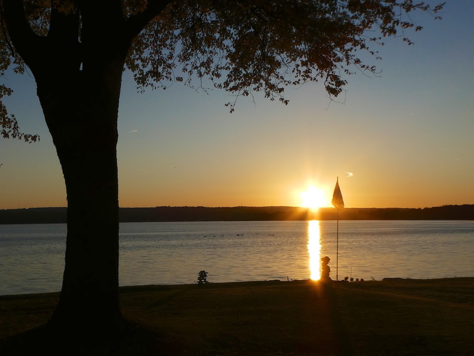 EARLY RISING ON CHAUTAUQUA LAKE: Another Blue, Cloudless Sky Morning