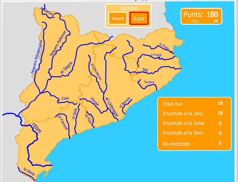 CICLE SUPERIOR ESCOLA REL : RIUS DE CATALUNYA