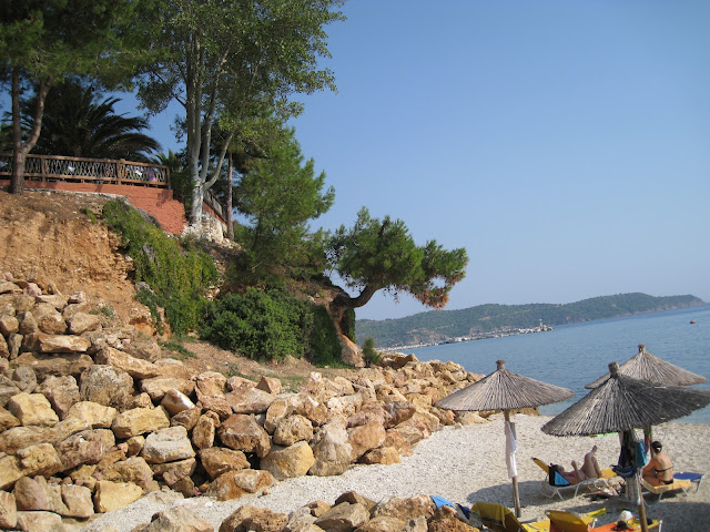 Impresii de calatorie: Insula Thassos: Plaja Alexandra (Alexandra Beach)