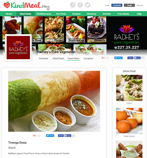 KindMeal.My - Meat-free Food Options At Your Fingertips | Elephants ...