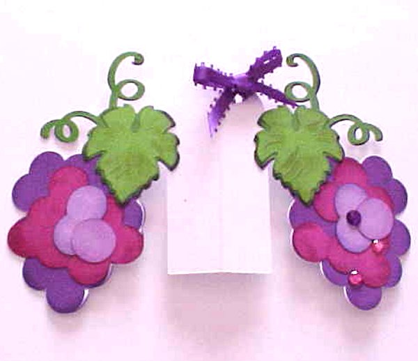 Paper Craft Creations: Elegant Grapes Gift Tag & Card