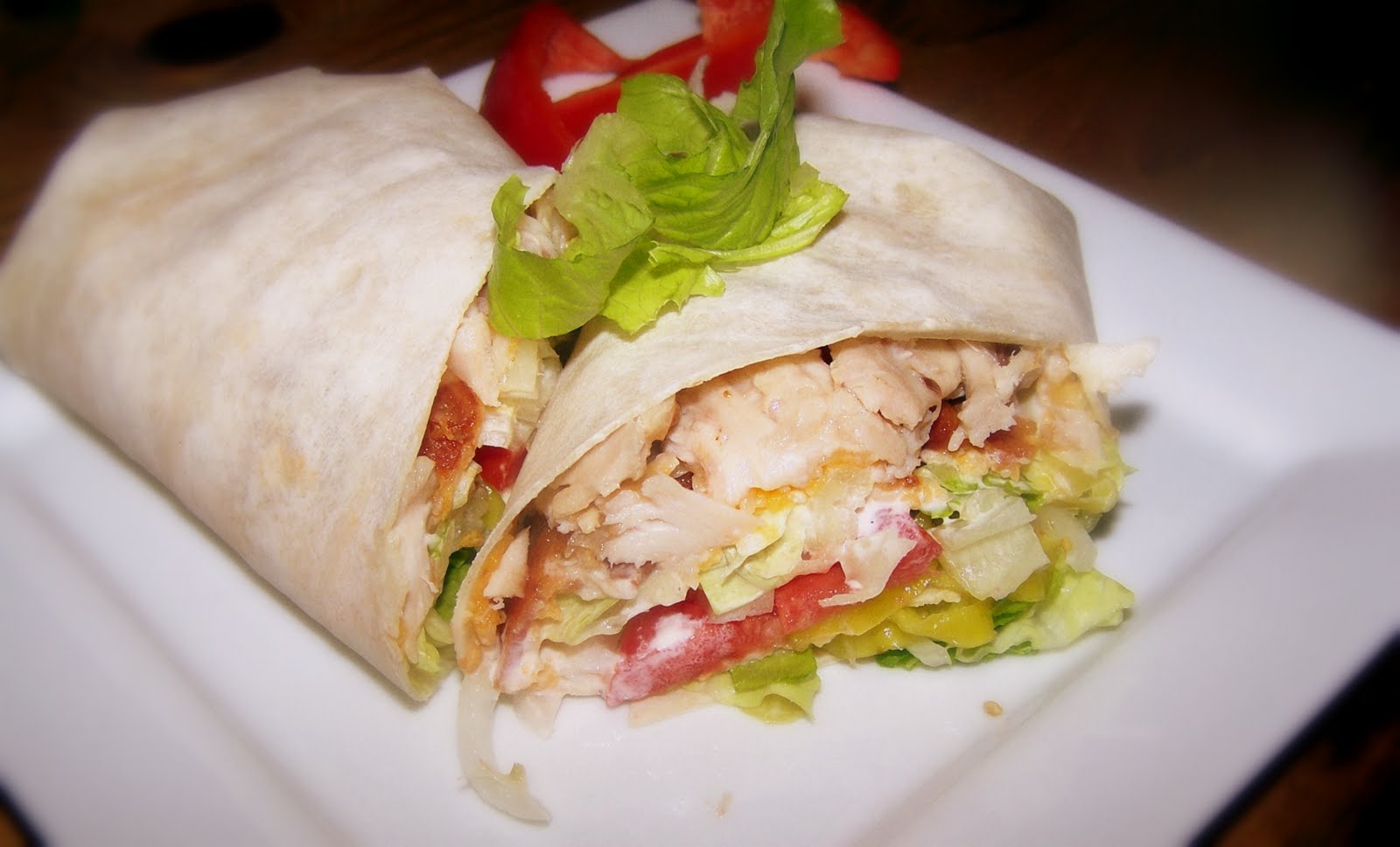 Roasted Chicken Bacon Ranch Wrap
