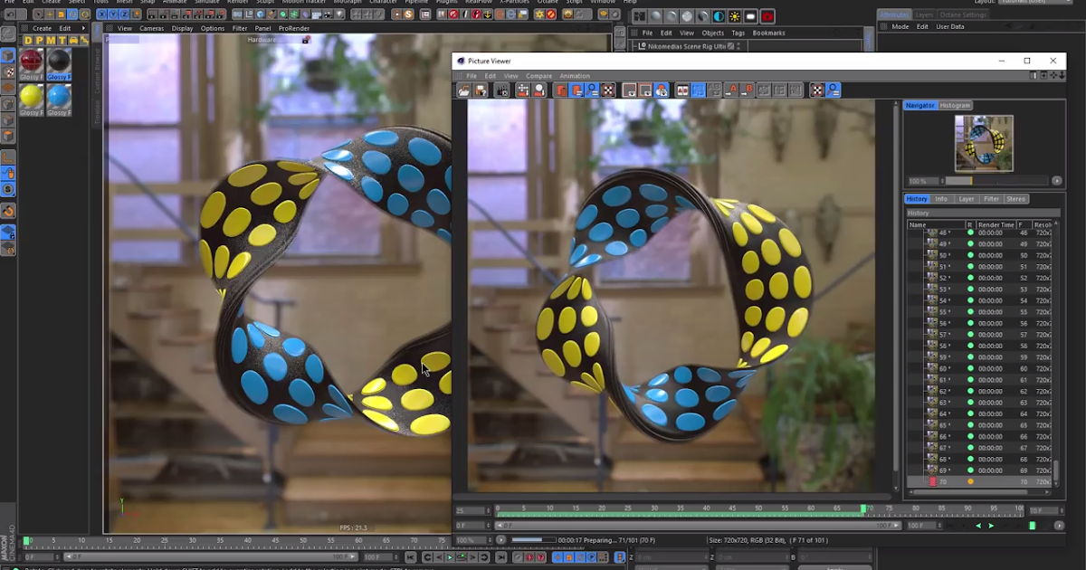 Creating a Mobius Loop Animation in Cinema 4D