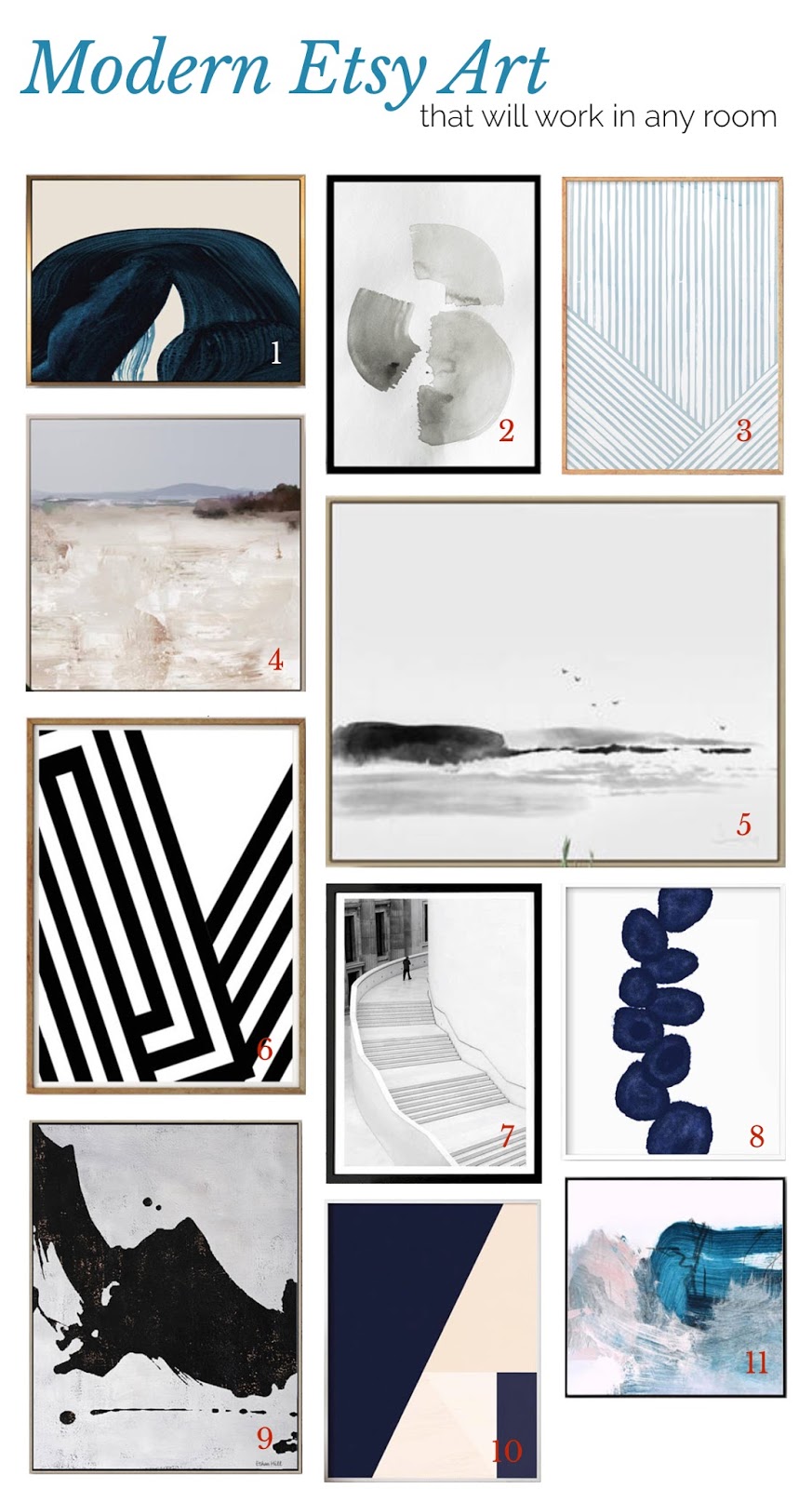 Etsy Art That Will Work In Any Room - Rambling Renovators