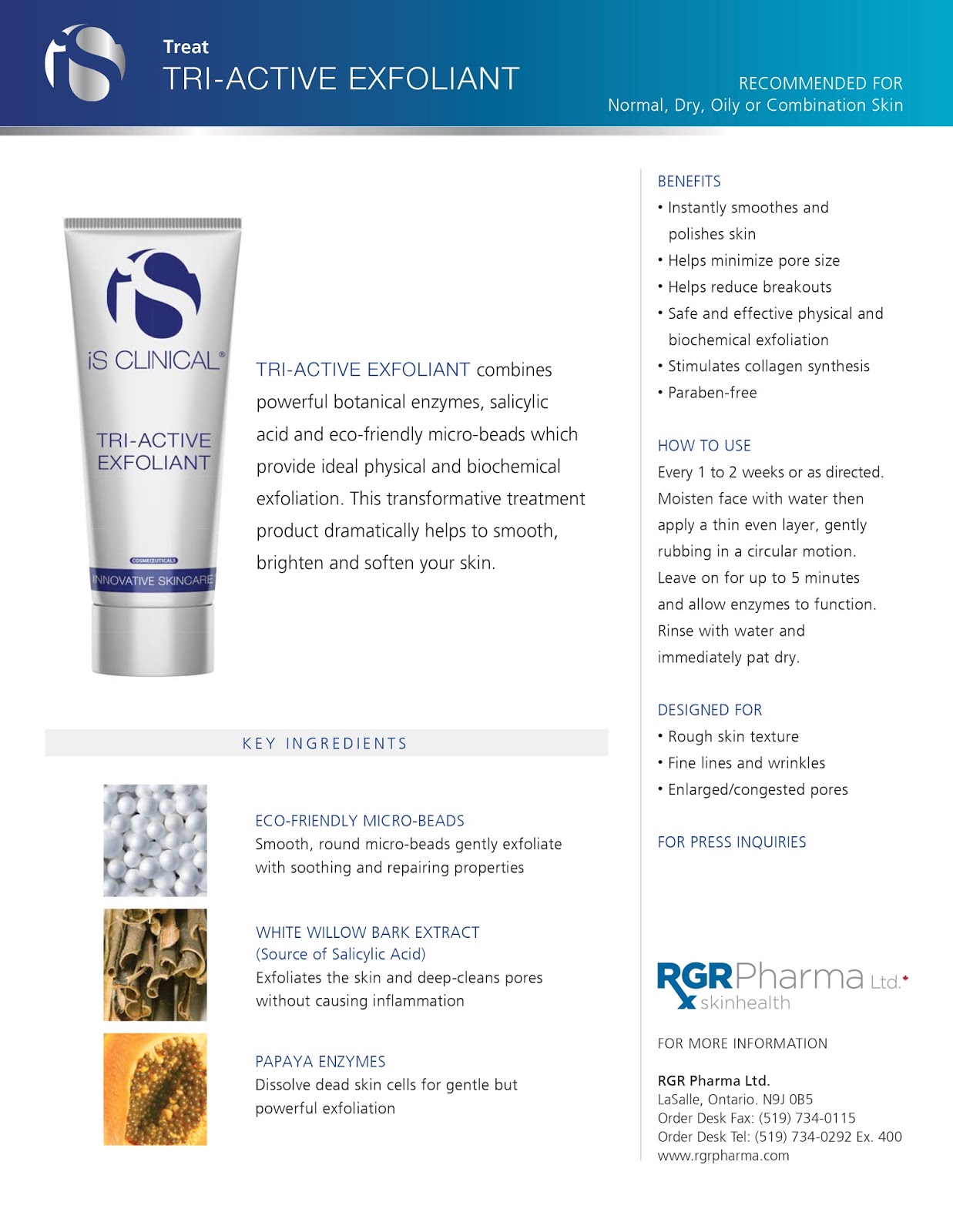 Skin Care Chronicle: iS Clinical Tri-Active Exfoliant