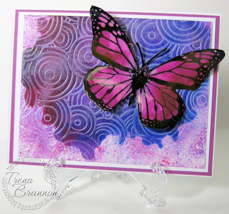 Trena's Stampin' Headquarters: Beautiful Blended Butterflies
