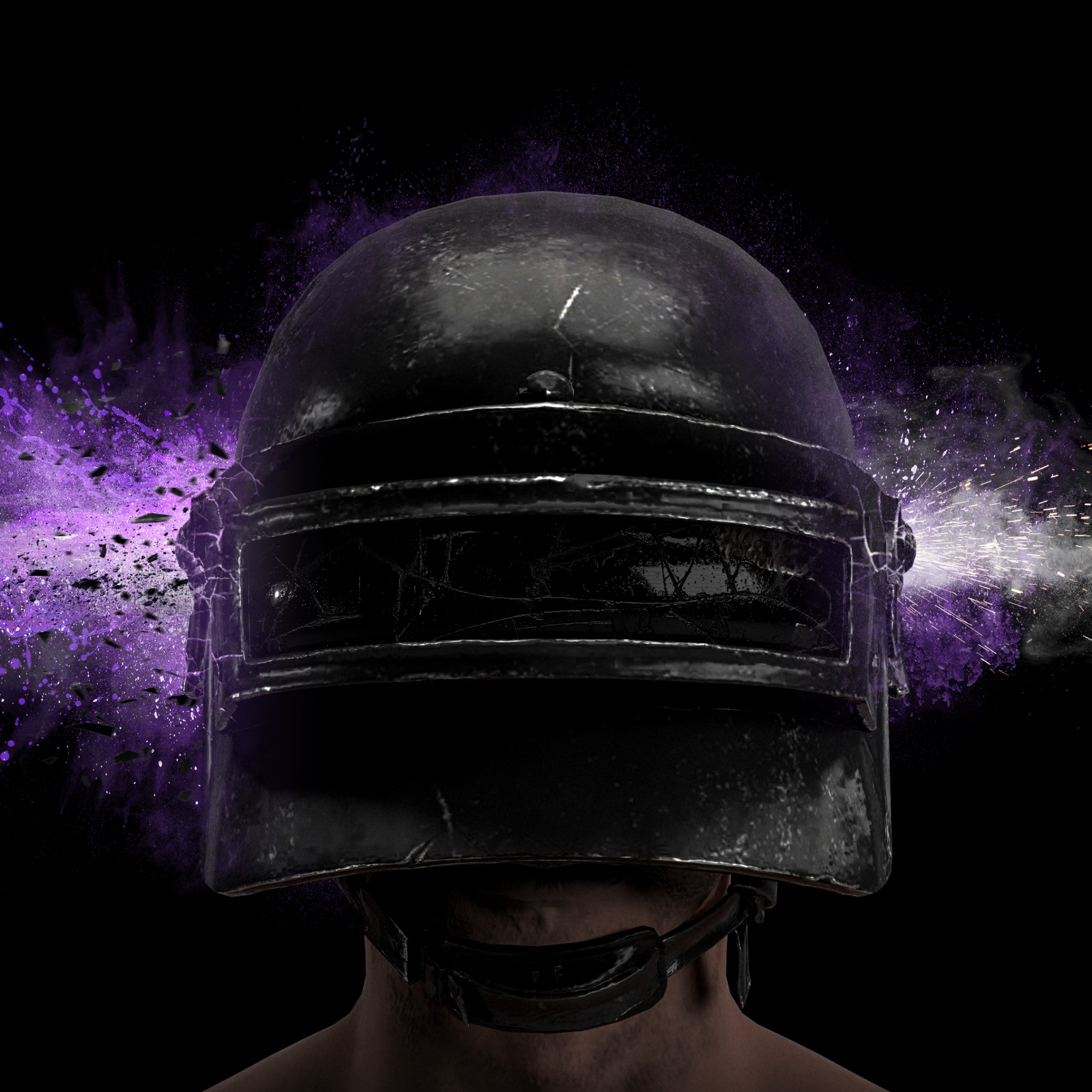 Pubg Helmet Papel De Parede Para Celular