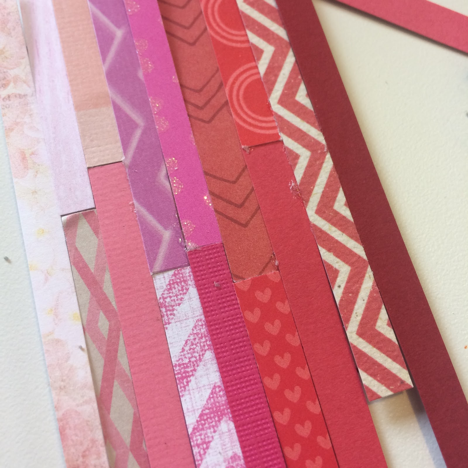 The Damsel of Distressed Cards: Happy Heart Paper Piecing Handmade Card