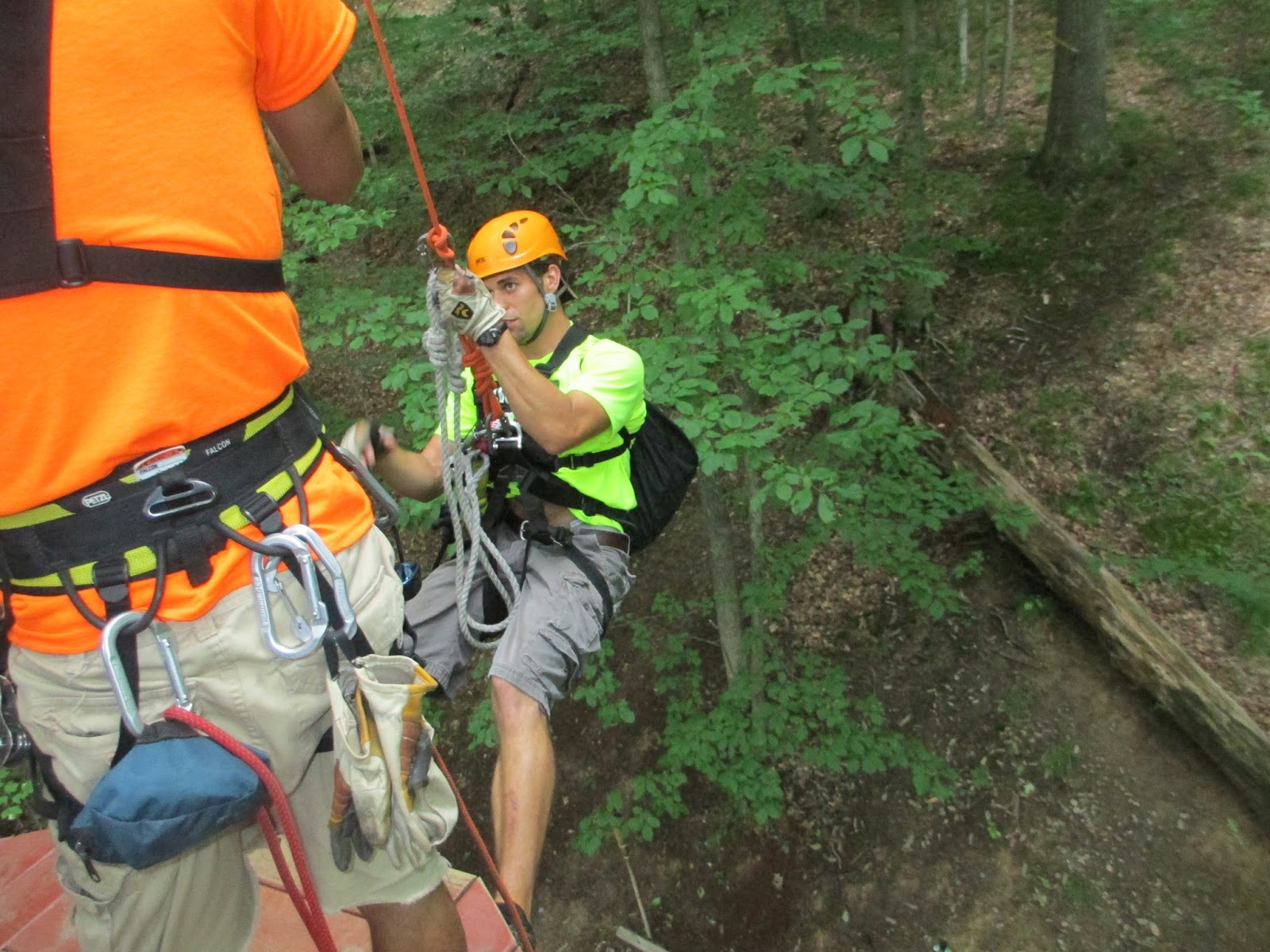 Ziplining Across the USA: Thursday July 4 Explore Brown County Zip Line