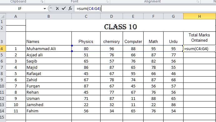 Microsoft Excel Tutorial for beginers.Microsoft Excel functions, formulas.: Microsoft Excel ...