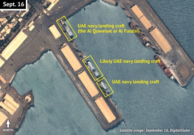 Satellite imagery of Eritrea show foreign naval ships docked in Assab ...