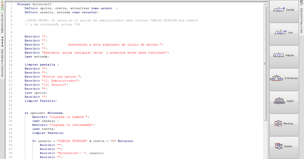 Aprende Pseint: Mas ejemplos