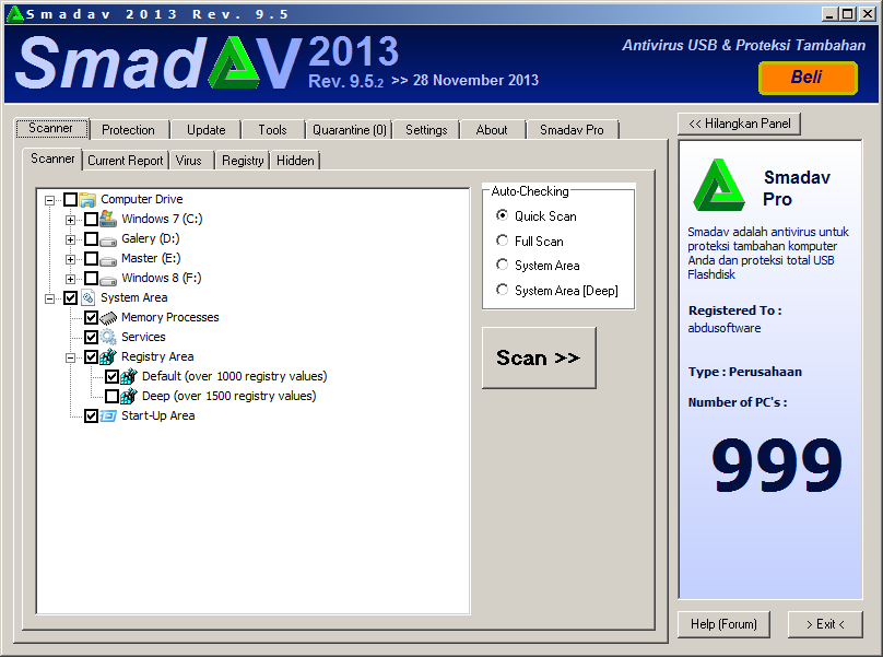 Download SmadAV Pro 9.5.2 Final Update Terbaru + Serial Key
