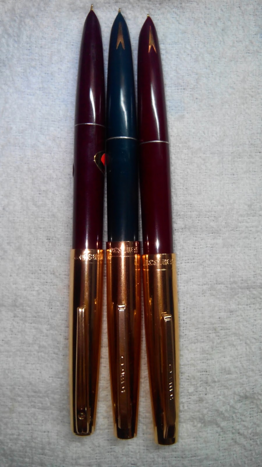 Pen Vault and Ink Cellar.: comparison : wing sung 612, hero 336, hero 331