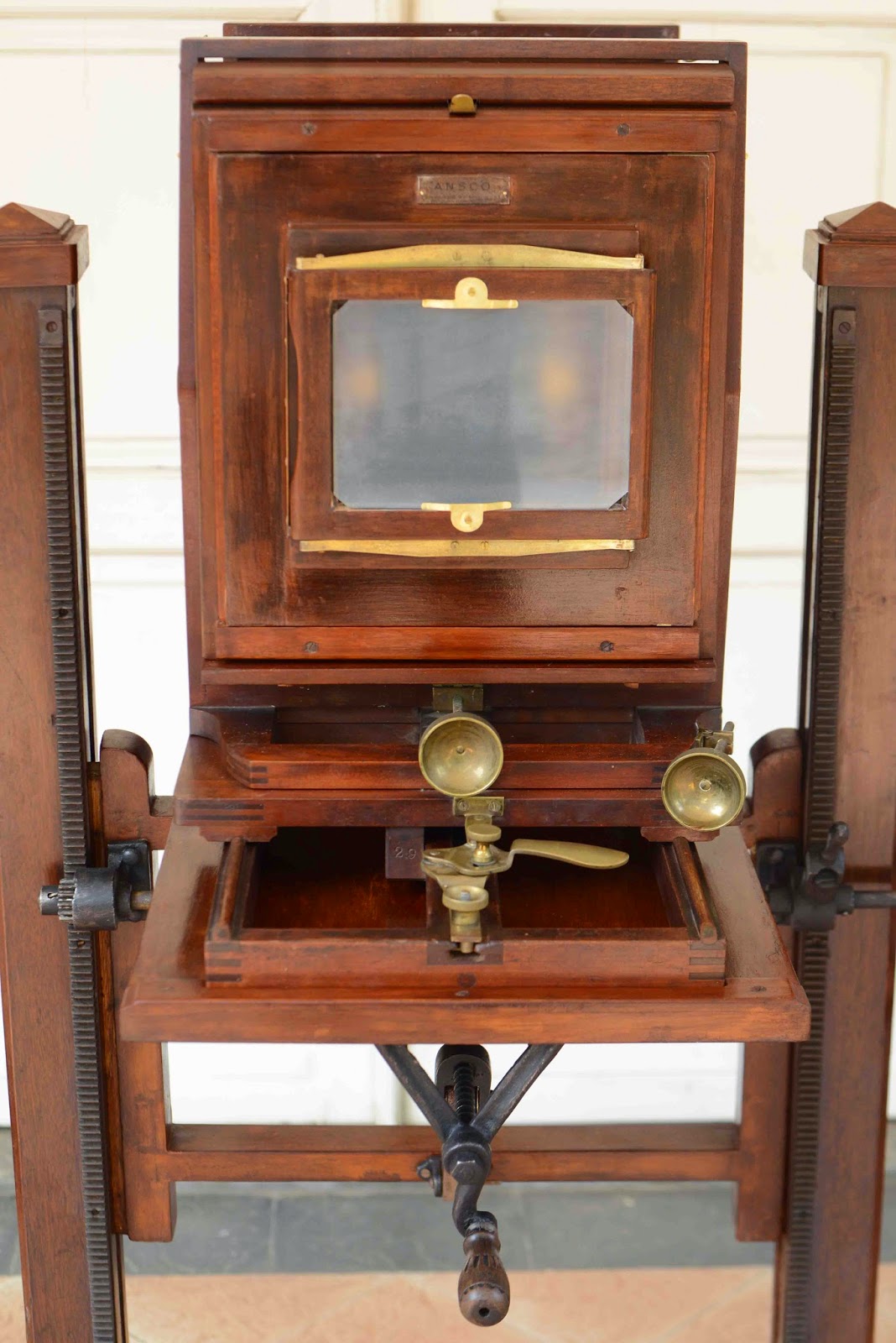 Old Vintage Gallery: Antique Studio Camera "Ansco" USA Circa Early 1900