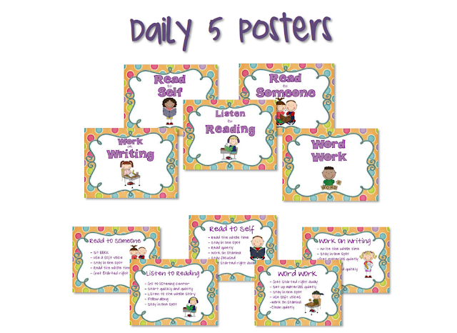 teacherific: Daily 5 Posters!!!