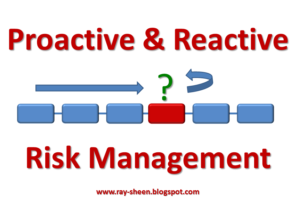 Ray Sheen: Proactive & Reactive Risk Management Ray Sheen: Proactive & Reactive Risk Management