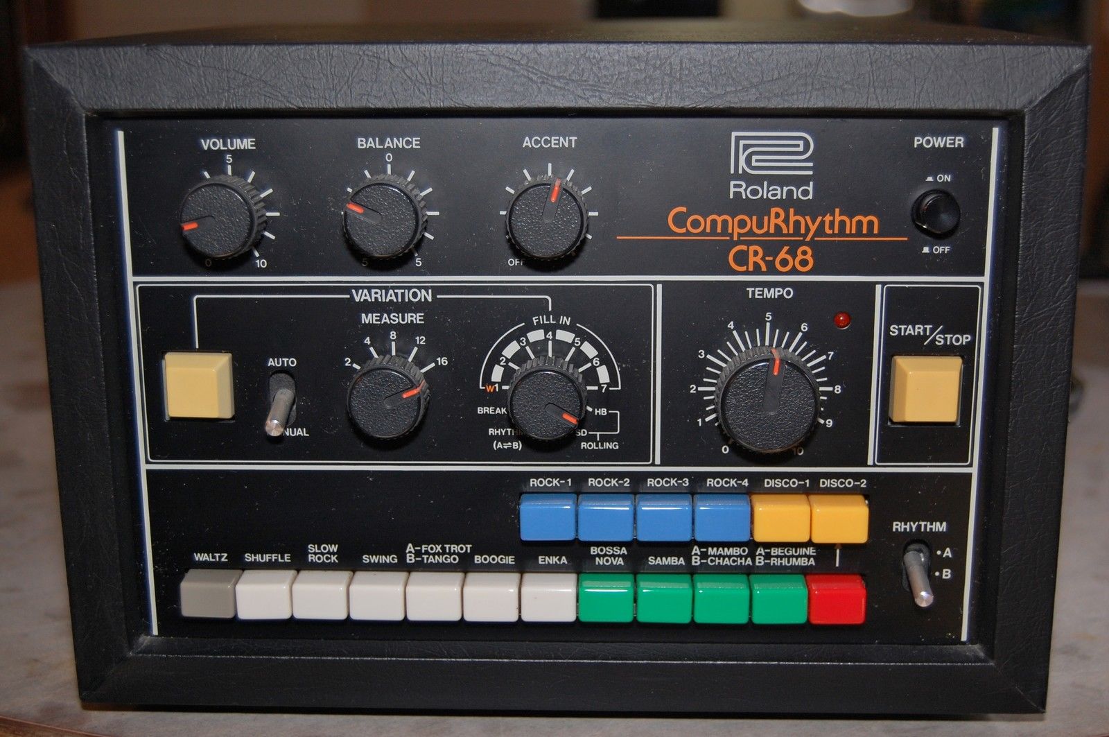 MATRIXSYNTH: Vintage Roland CompuRhythm CR-68 Drum Machine SN 740463