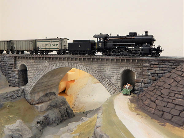 Zugkraft Stucki: Kundenanlage von Heinz Muheim