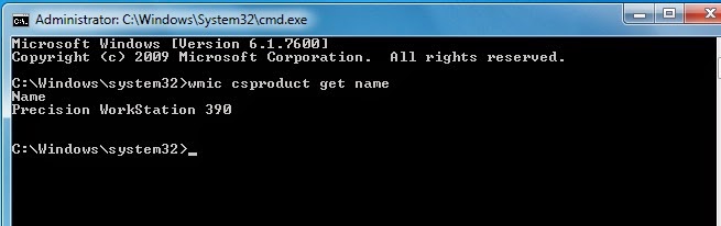 Find computer model name or serial number on Windows PC using Command ...
