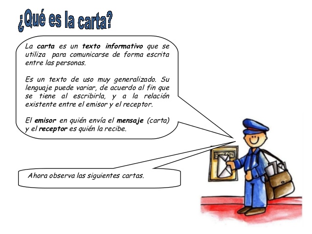 Mi clase de Primaria: La carta