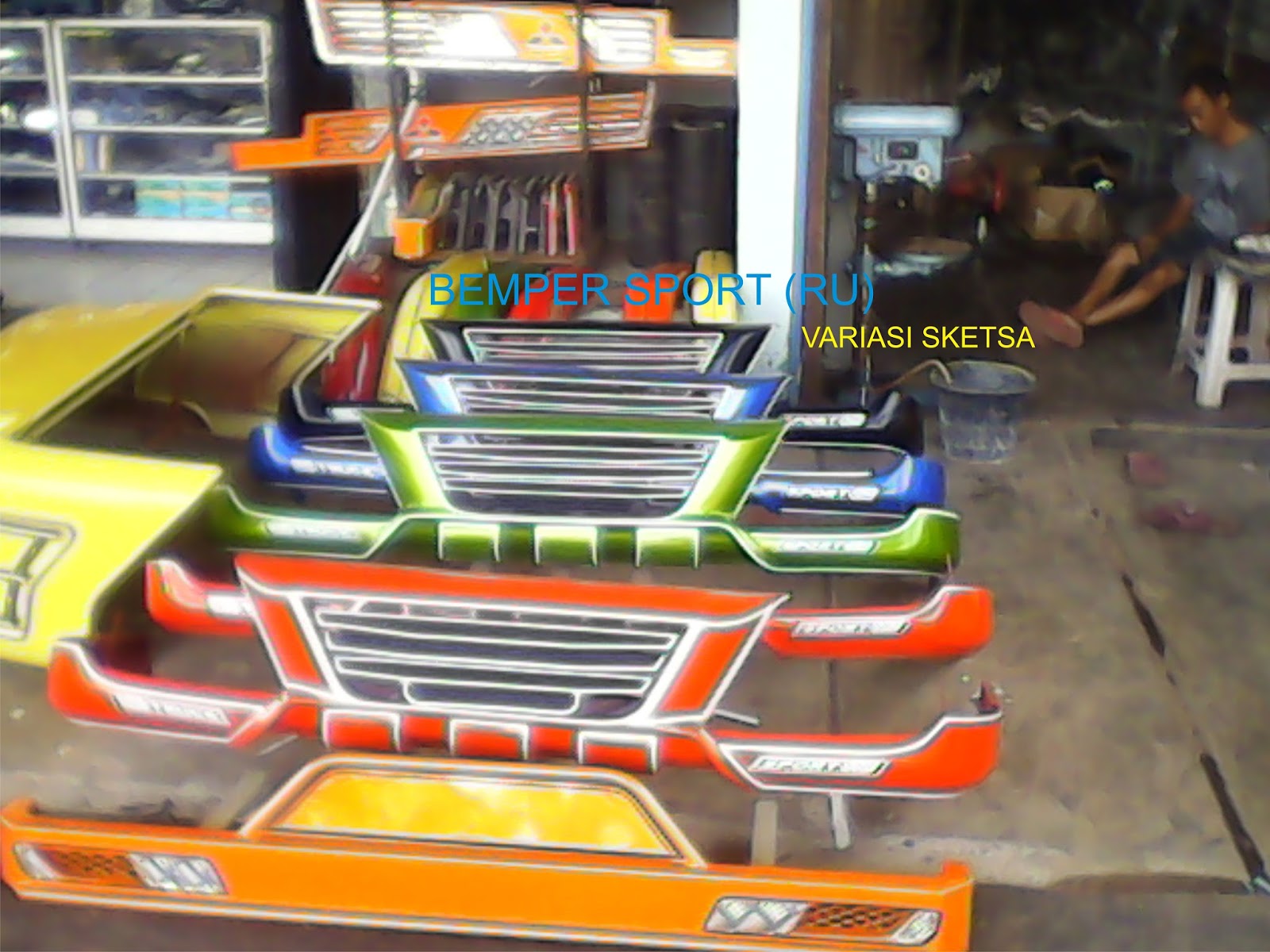 VARIASI MOBIL TRUCK SKETSA LAMPUNG..Menyediakan MAHKOTA/BADONG/BEMPER ...