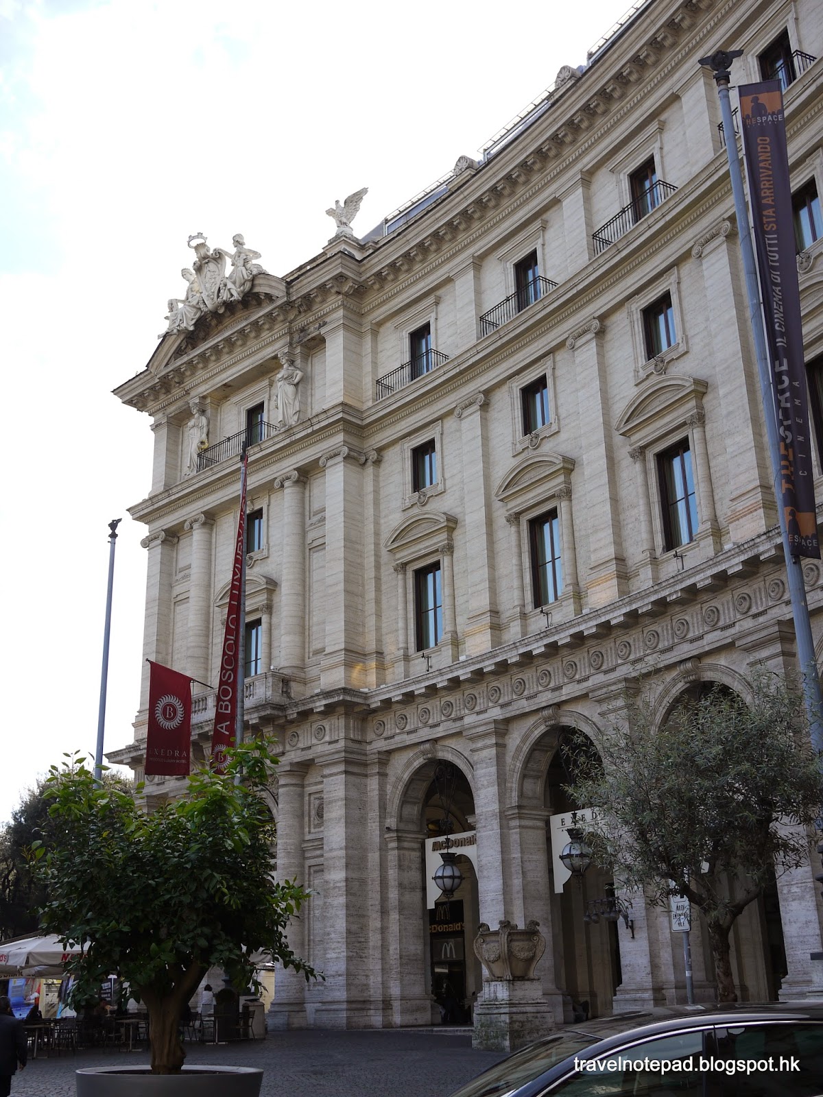 贅沢・旅遊・小確幸: 意大利・羅馬・Boscolo Exedra Roma