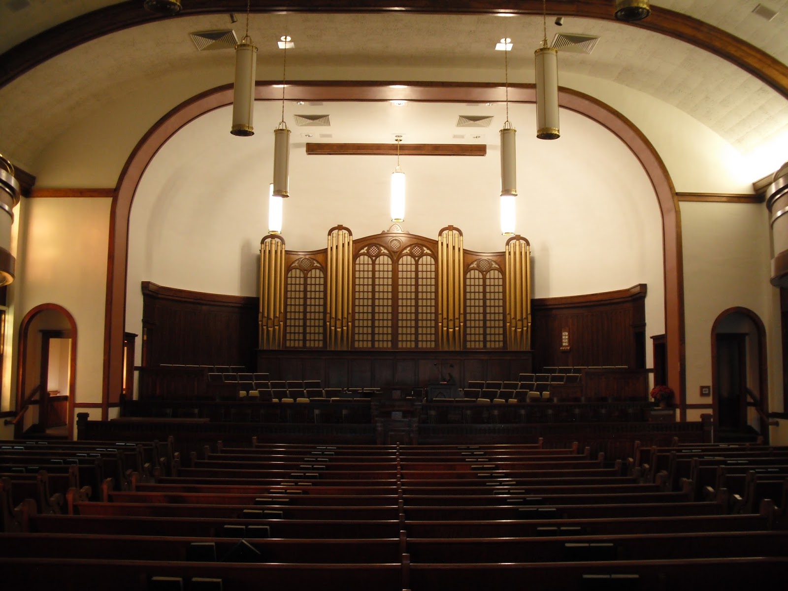 Historic LDS Architecture: Garland Tabernacle: Interior