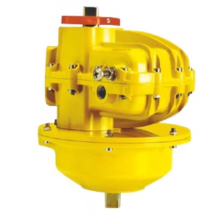 Pneumatic Actuator with 180 Degree Rotation for Your Multi-Port Valve ...